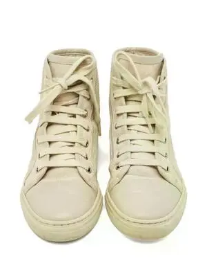 Gucci Canvas High-top Sneakers