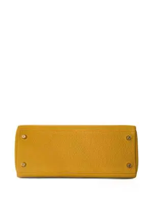 Hermès Kelly 28 Retourne Togo Leather Tote - Yellow