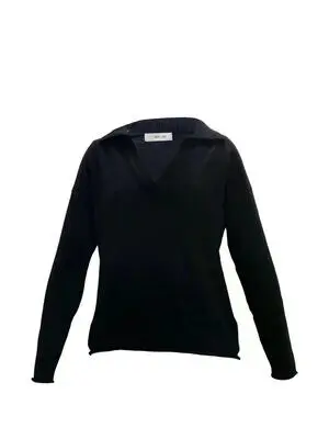 Iris & Ink Collared V-neck Sweater