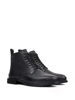 Camper Pix Leather Lace-up Ankle Boots