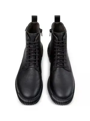 Camper Pix Leather Lace-up Ankle Boots