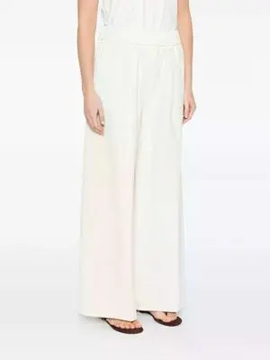 FORTE_FORTE Elasticated Wide Leg Trousers