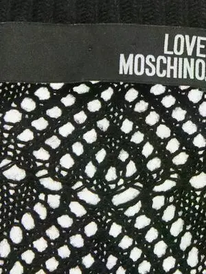 Moschino Patterned Heart-patch Sweater