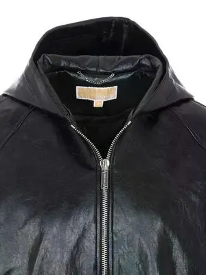 Michael Kors Faux-leather Hooded Jacket