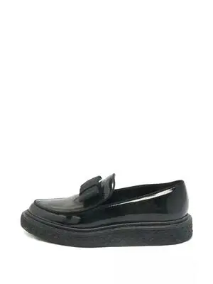 Saint Laurent Bow-detail Platform Loafers