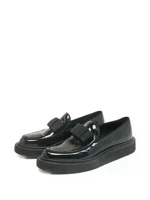 Saint Laurent Bow-detail Platform Loafers