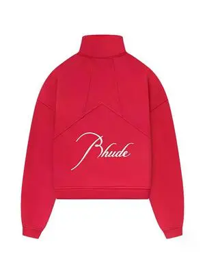 Rhude Logo-detail Zip-quarter Sweatshirt