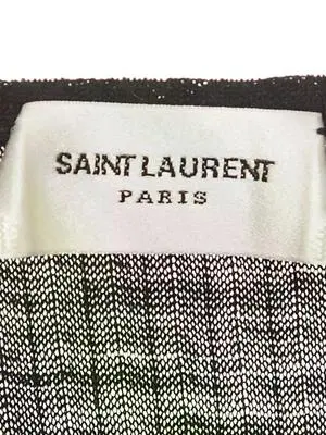Saint Laurent Cassandre Fine-knit Top