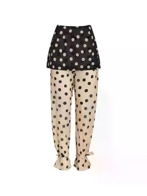 BRIGITTE Charlotte Polka-dot Two-piece Set