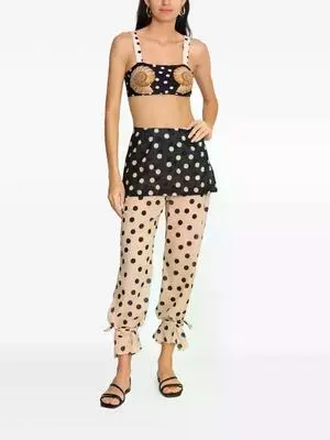 BRIGITTE Charlotte Polka-dot Two-piece Set