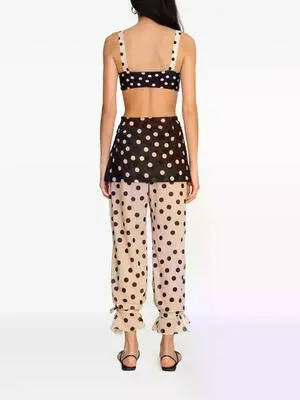 BRIGITTE Charlotte Polka-dot Two-piece Set