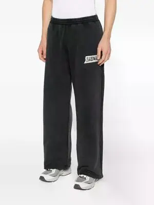 Balenciaga Masking-tape Track Pants - Black