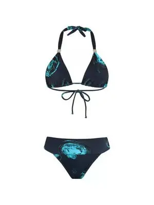 BRIGITTE Printed Bikini - Blue
