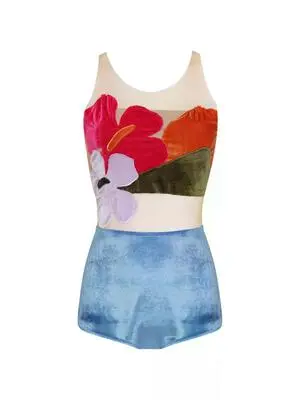 BRIGITTE Floral-design Swimsuit