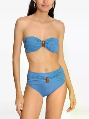 BRIGITTE Dalia Ruched Bikini - Blue