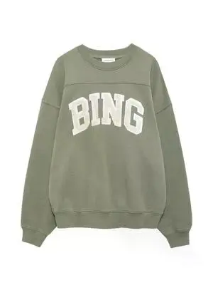 ANINE BING Appliqué Sweatshirt - Green
