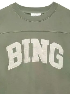 ANINE BING Appliqué Sweatshirt - Green