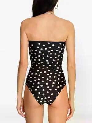 BRIGITTE Polka-dot Print Swimsuit