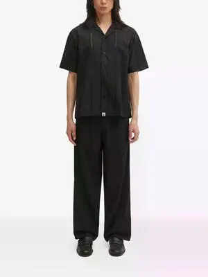 A BATHING APE Broderie-anglaise Shirt - Black