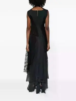 MARC LE BIHAN Lace-appliqué Asymmetric Dress
