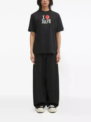 A BATHING APE Inside Out Logo-print T-shirt