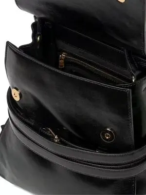 Moschino Top Handle Strap Backpack - Black | Editorialist