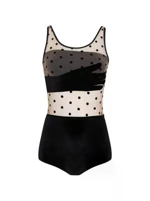 Brigitte Polka Dots Swimsuits