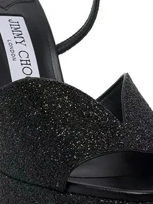 JIMMY CHOO Karli Sandals - Black