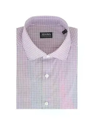 Zegna Checked Button Shirt
