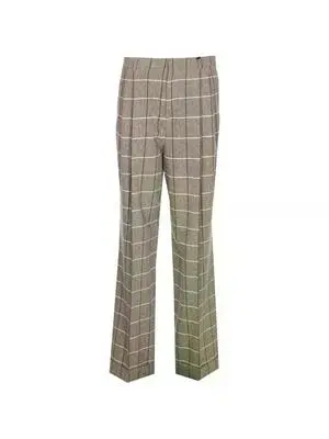 Valentino Garavani Check Cuffed Trousers