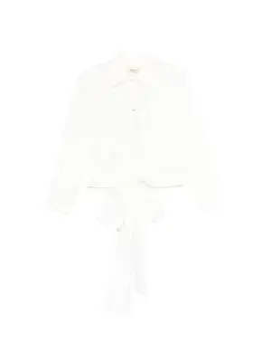 Max Mara Fresco Tie-front Shirt