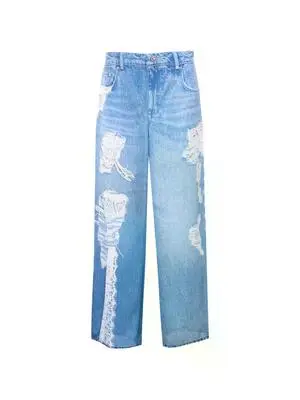 Liu Jo Denim-effect Trousers