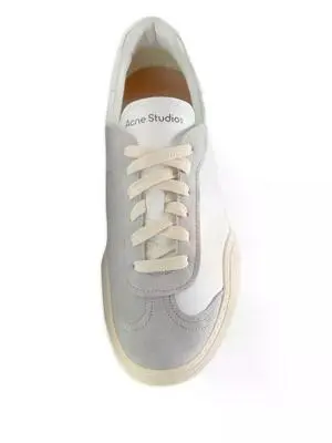 Acne Studios Panelled Lace-up Sneakers - White