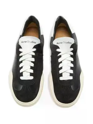 Acne Studios Panelled Lace-up Sneakers - Black