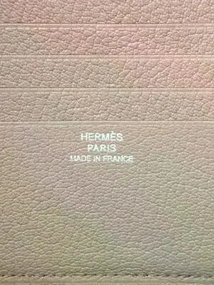 Hermès 2008 Epsom Bearn Compact Wallet Small Wallets