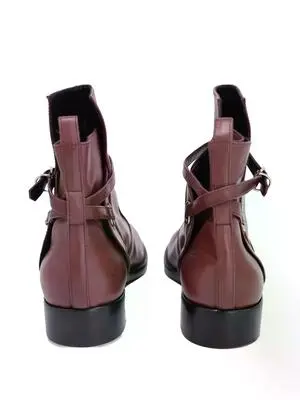 Balenciaga Leather Belt Ankle Boots