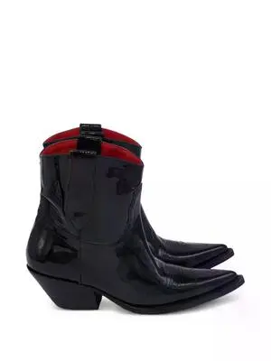 MAISON MARGIELA Patent-leather Cowboy Boots