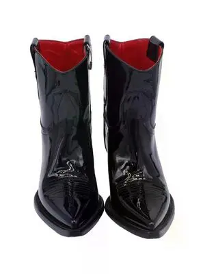 MAISON MARGIELA Patent-leather Cowboy Boots