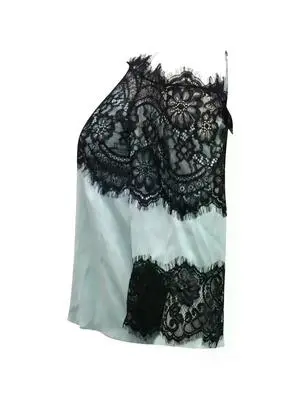 Alice + Olivia Lace-panel Blouse
