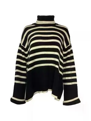 TOTEME Striped Turtleneck Sweater