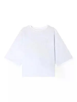 Sandro Logo Embroidered Cotton T-shirt