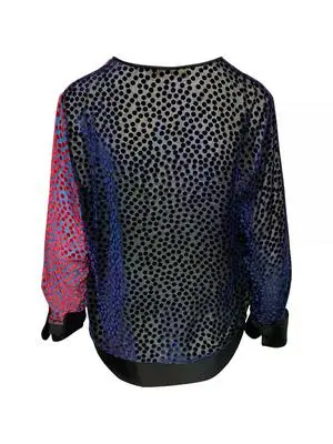 Diane Von Furstenberg Polka Dot Blouse