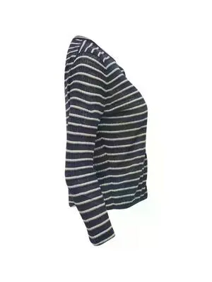 Theory Striped Button-down Cardigan