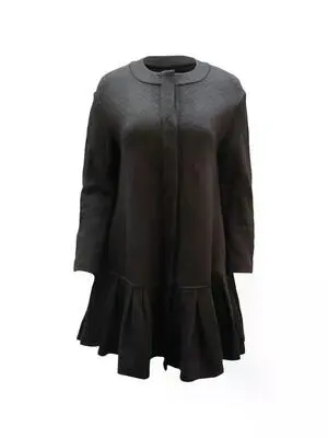 Diane Von Furstenberg Ballencya Wool Mini Dress - Black