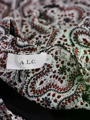 A.L.C. Paisley-pattern Mini Dress