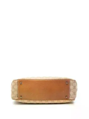 Gucci Gg Canvas Tote Bag - Brown