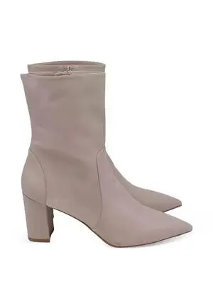 STUART WEITZMAN Pointed-toe Ankle Boots - Neutrals
