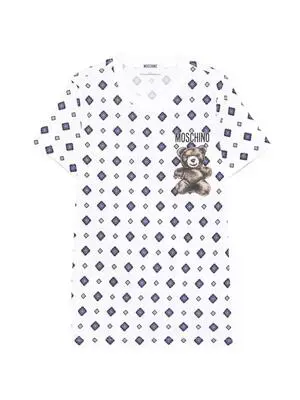 Moschino Printed T-shirt - White