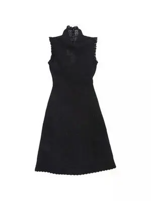 Alexander McQueen Lace High-neck Midi Dress