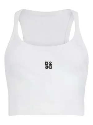 Dsquared2 Logo Tank Top - White